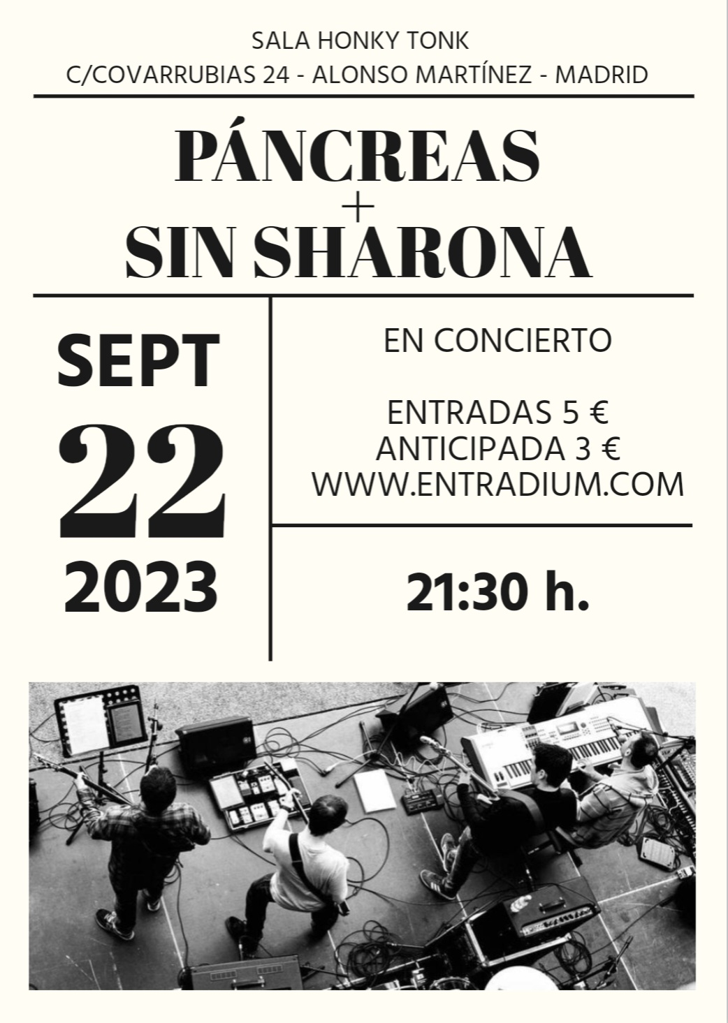 PÁNCREAS & SIN SHARONA - Honky Tonk